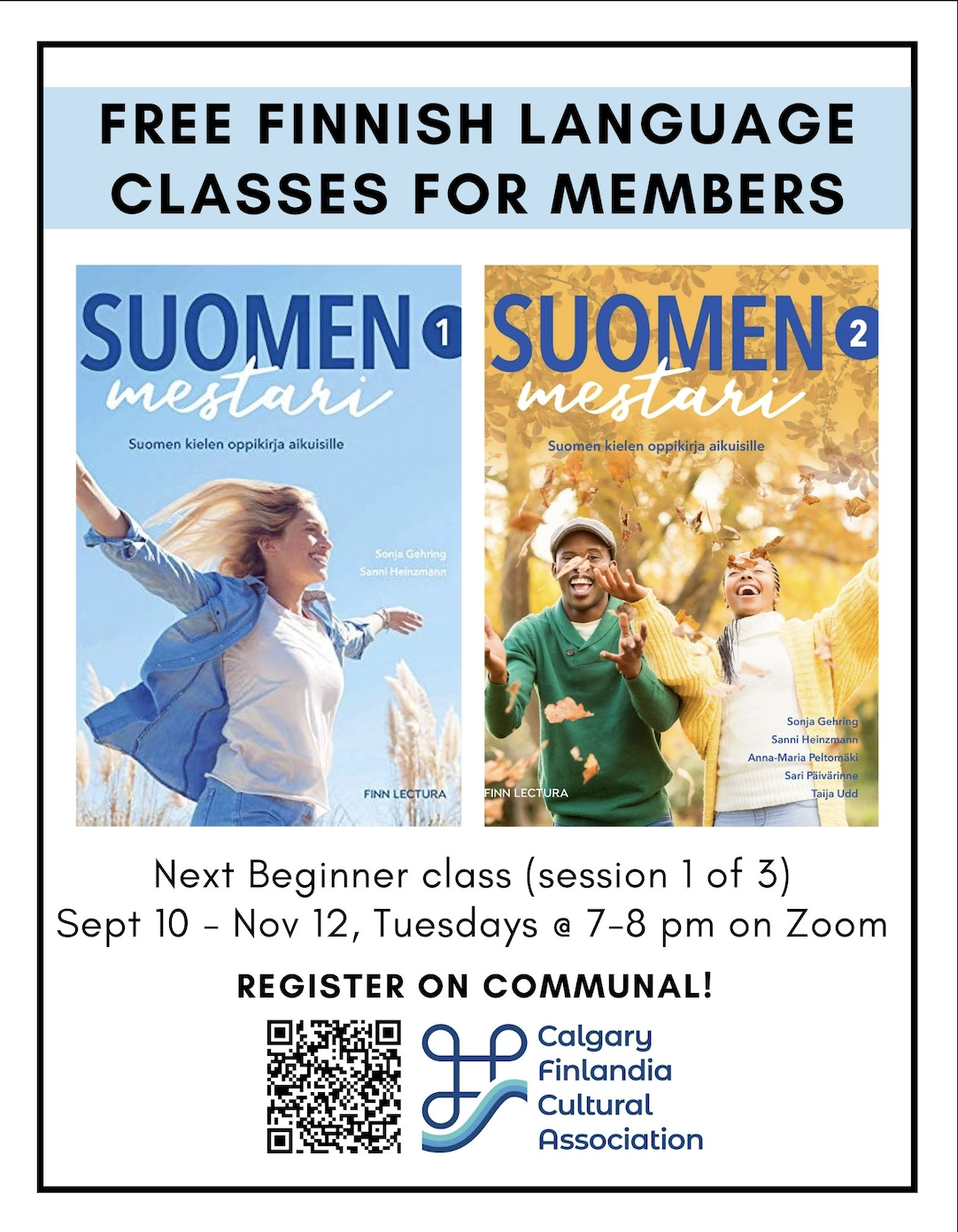 Language Lessons – Calgary Finlandia Cultural Association